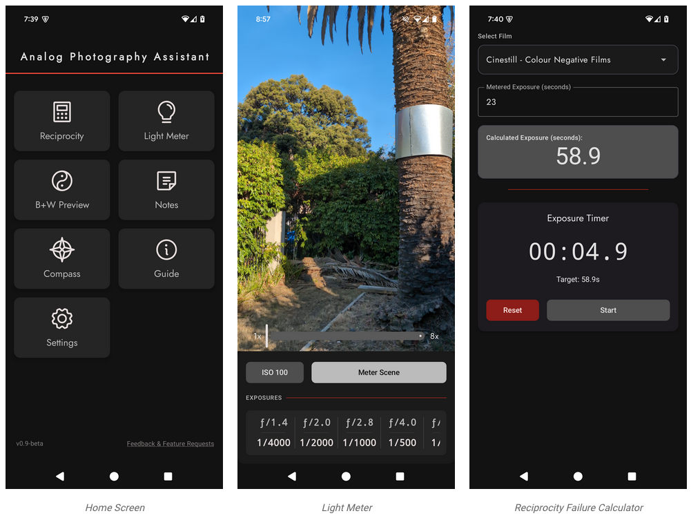 Introducing Analog Photography Assistant - a full featured film photographers app - 35mmc